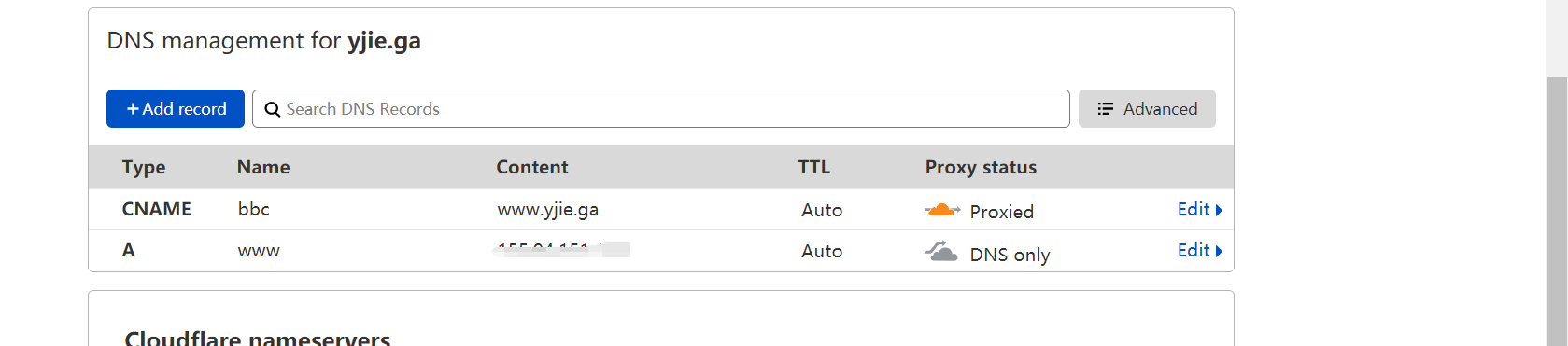 cloudflare+freenom创建自己的域名网站 | Healthy Mind